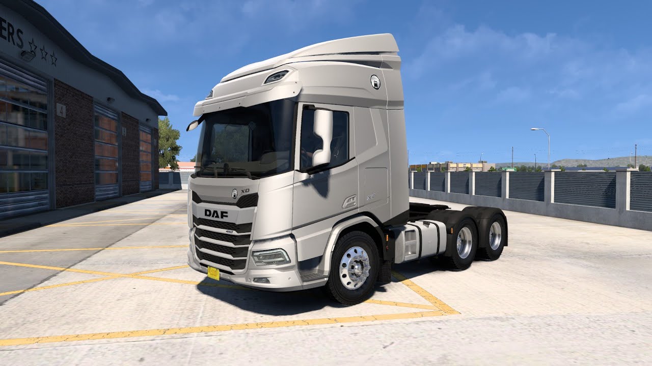 GKVFJX GAMING ATS NEW TRUCK MOD DAF XD ATS BY RODONITCHO MODS V1.0 1.49 ...