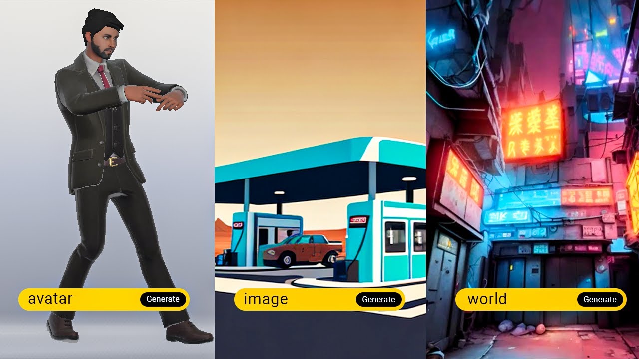 I Created an Entire VR Experience Only With AI - YouTube