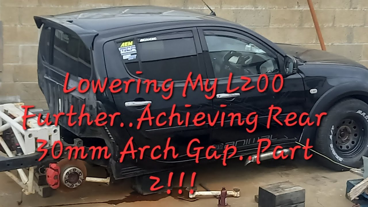 L200 B40 Lowering..In Progress..Part 2! - YouTube