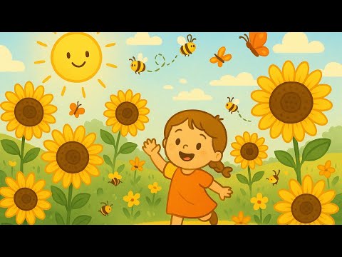 Ayçiçeği Şarkısı 🌻 Neşeli Güneşli Bir Tarla Macerası – Pamuk Şeker Hikayeleri