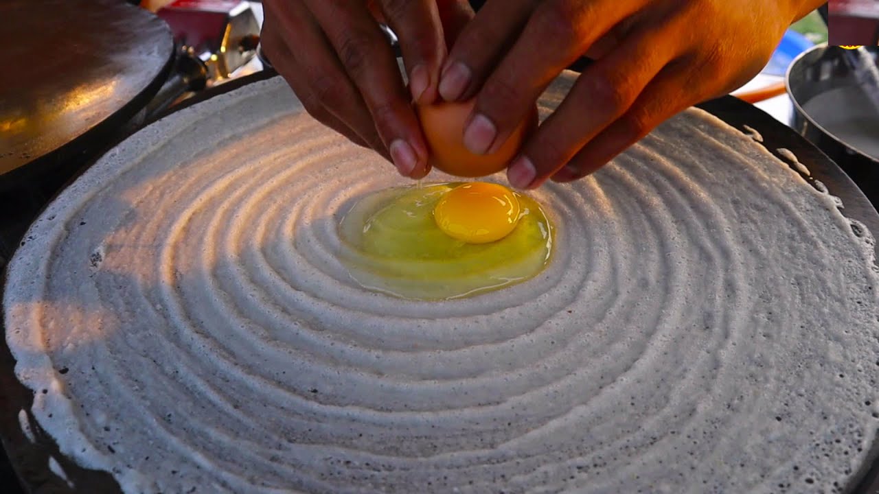 Diya Bari Street Food Indian Masala Egg Dosa @ Tk 100 Anada Dosa Recipe ...