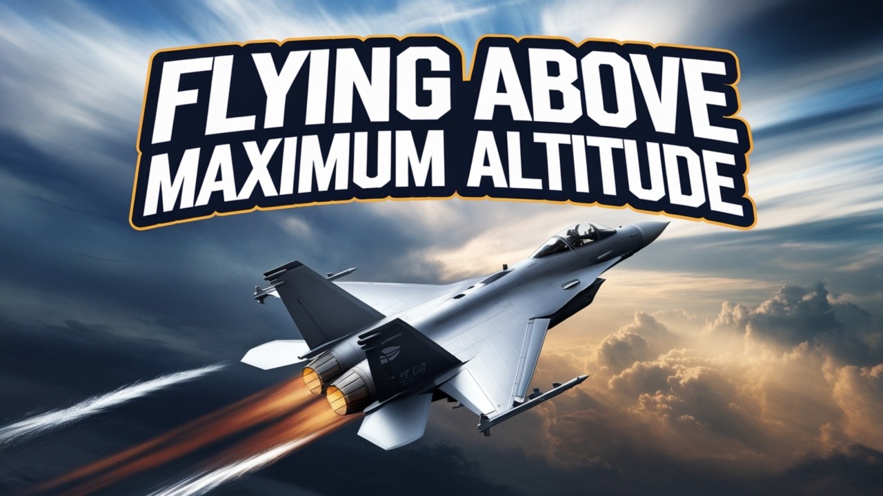 What Happens When a Fighter Jet PUSHES BEYOND Its Maximum Altitude ...