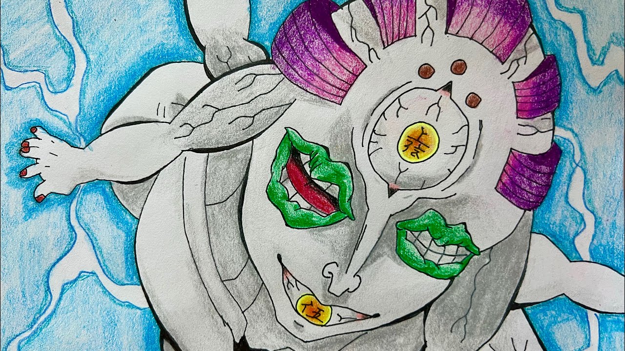 Drawing Gyokko from Demon Slayer (Kimetsu no Yaiba) - YouTube