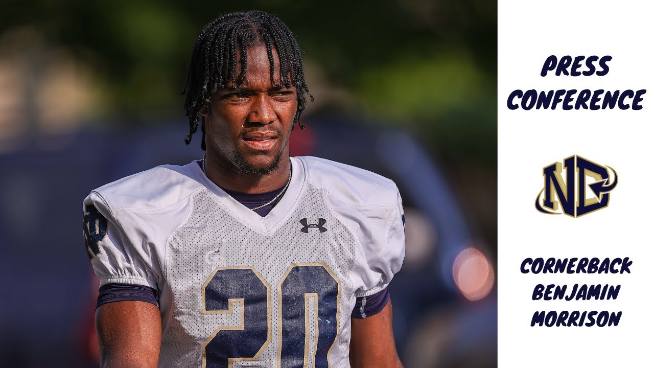 Benjamin Morrison plans to bring the same intensity to his sophomore ...