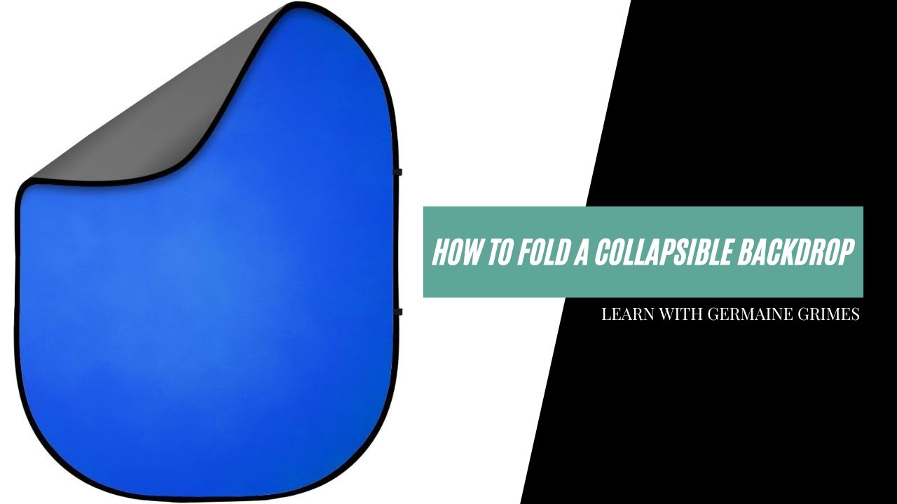 How to Fold a Collapsible Background - YouTube