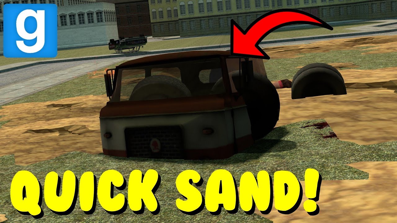 QUICKSAND VS CARS! - Garry's mod sandbox - YouTube