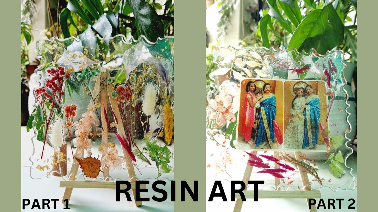 Resin Art Part 2 || Resin Art Photo Frame || How To Make Resin Art ...