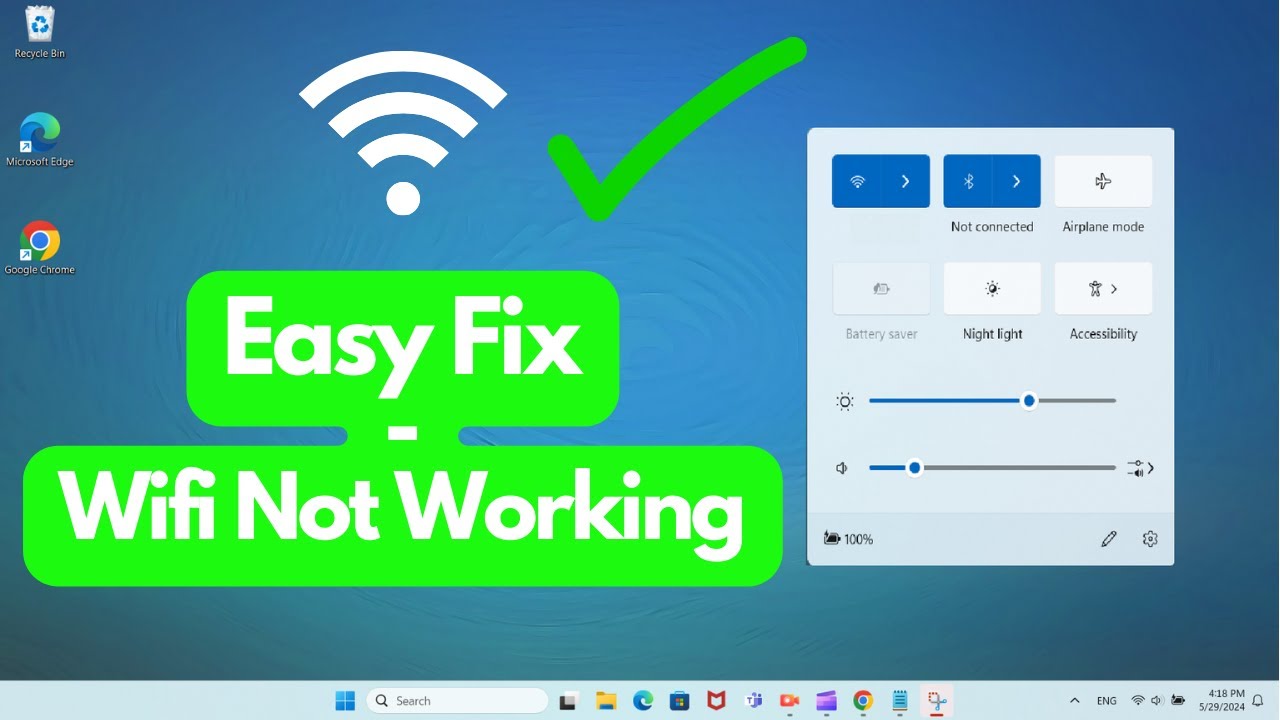 How to Fix WiFi Not Working on Windows - YouTube