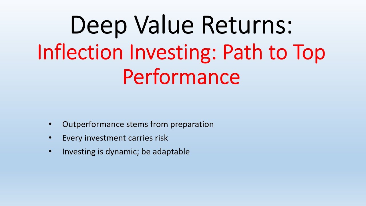 Deep Value Returns: Inflection Investing; Path to Top Performance - YouTube