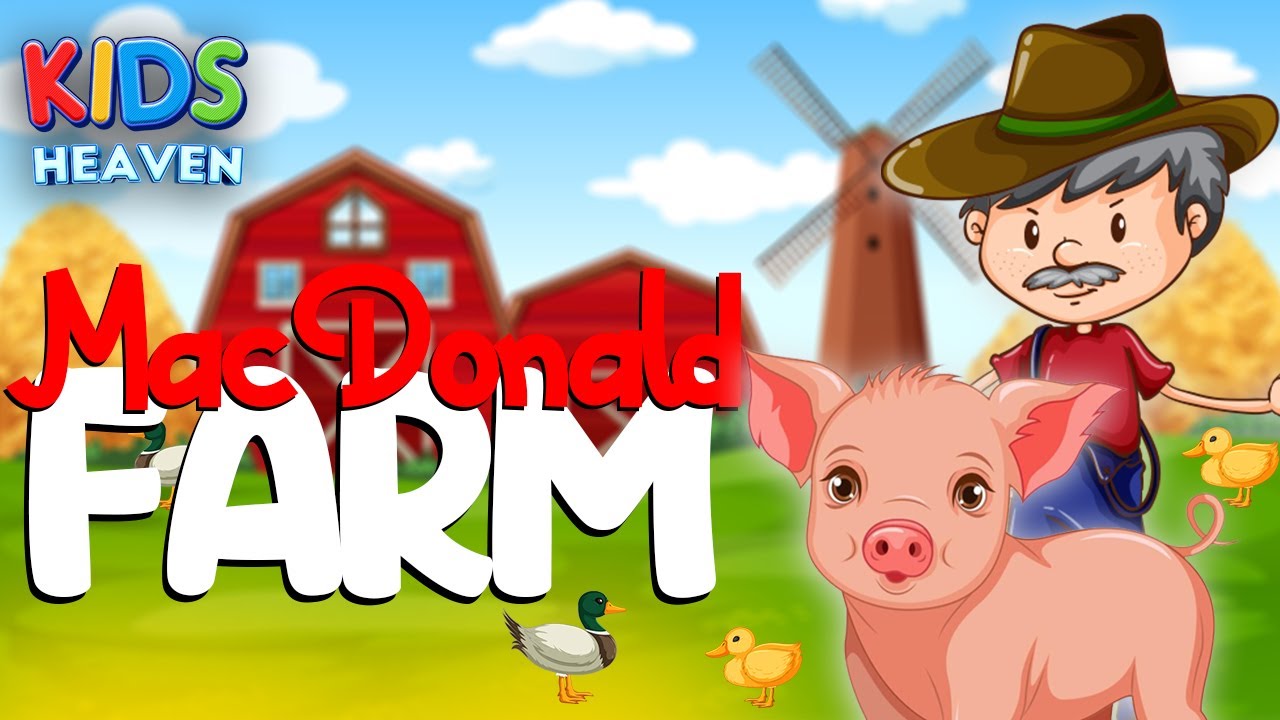 Old MacDonald Had A Farm - Animal Sounds Song For Kids - Baby songs ...