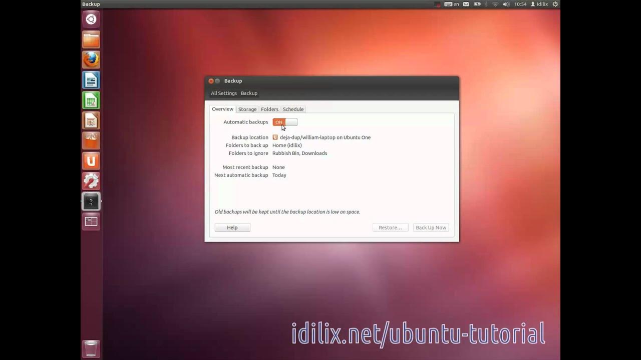 10 - Backup - Ubuntu 12.04 LTS Tutorial 1 - Simple Tasks - YouTube