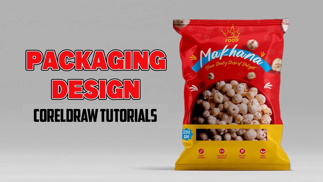 How To Design a packaging idea 2 | social media ads | Coreldraw ...