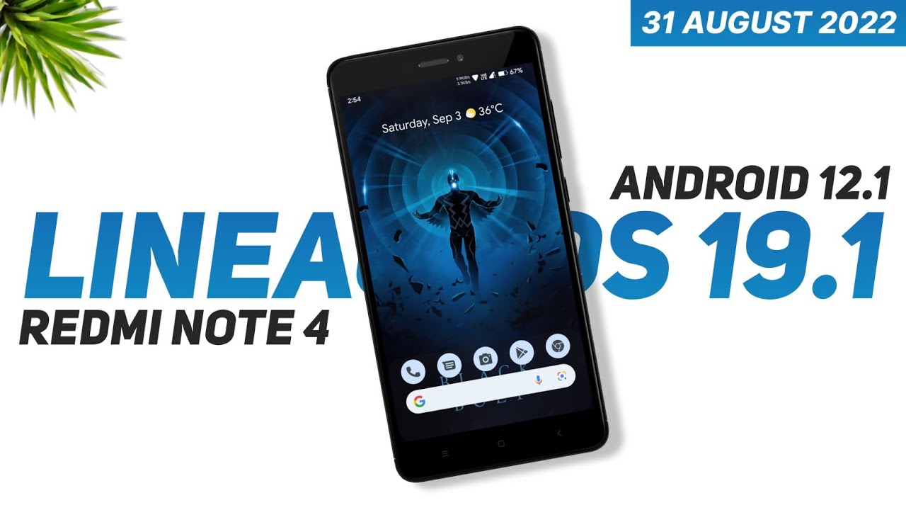 Lineage OS 19.1 August Update - Redmi Note 4 - Android 12.1 | Dock ...