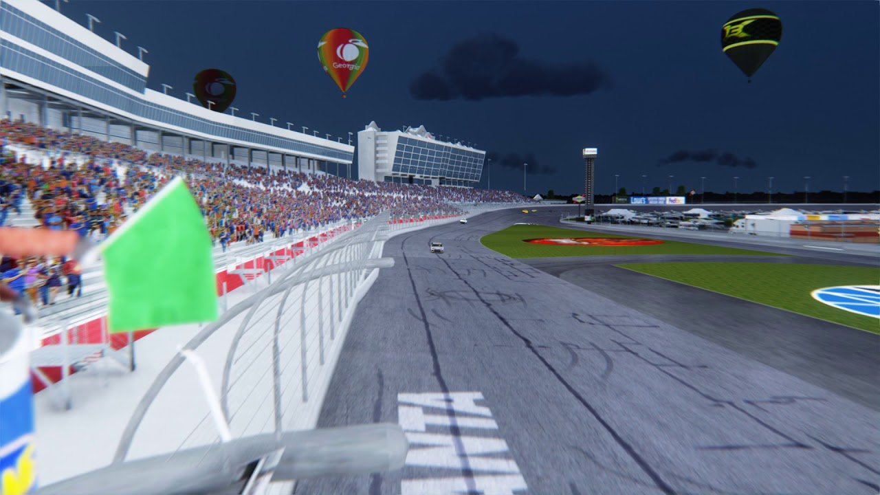 Assetto Corsa | Carrera Nascar | Atlanta Motor Speedway - YouTube