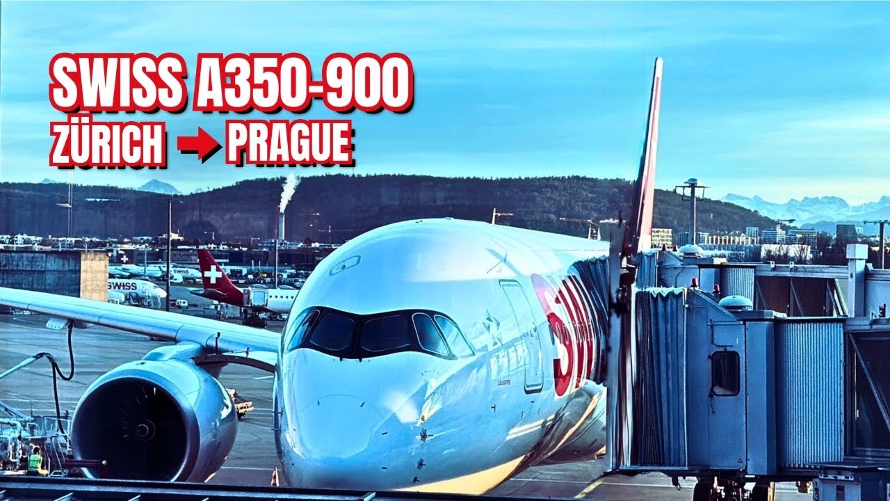 SWISS New Airbus A350-900 [4K] | Cockpit Tour & Business Class | Zurich ...