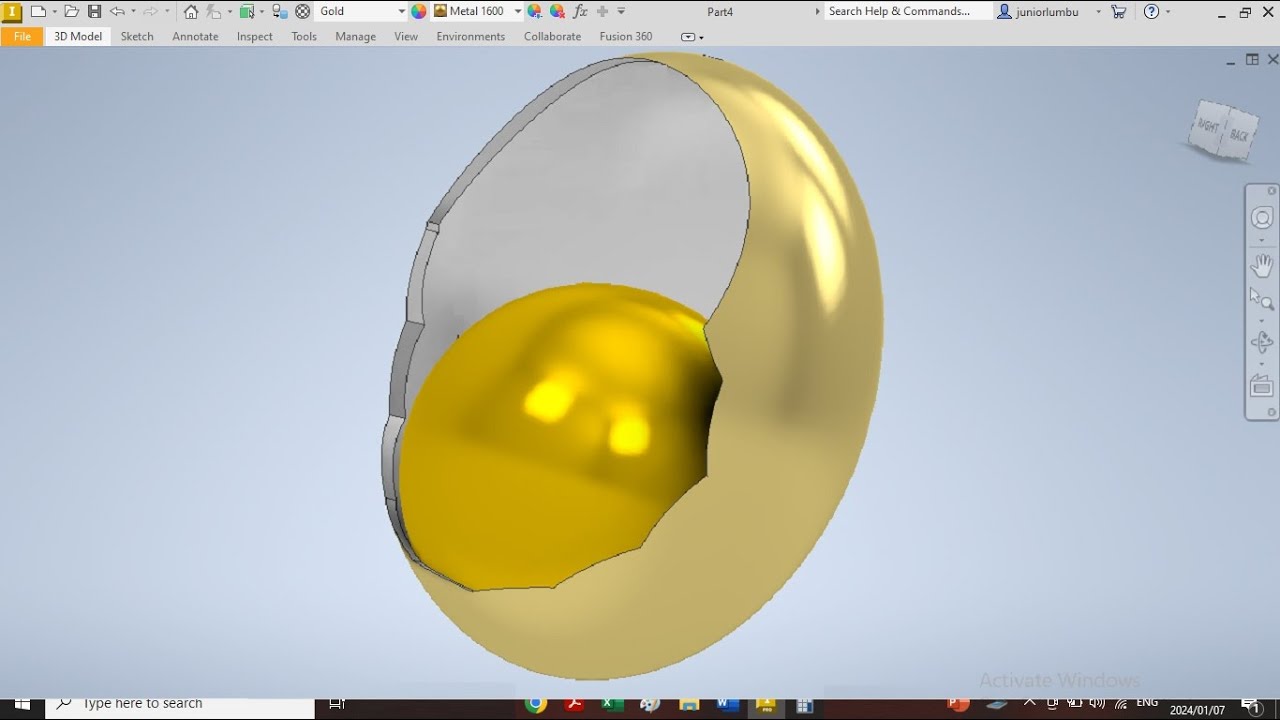 DRAWING A BROKEN EGG WITH AUTOCAD INVENTOR DESIGNING A BROKEN EGG WITH ...