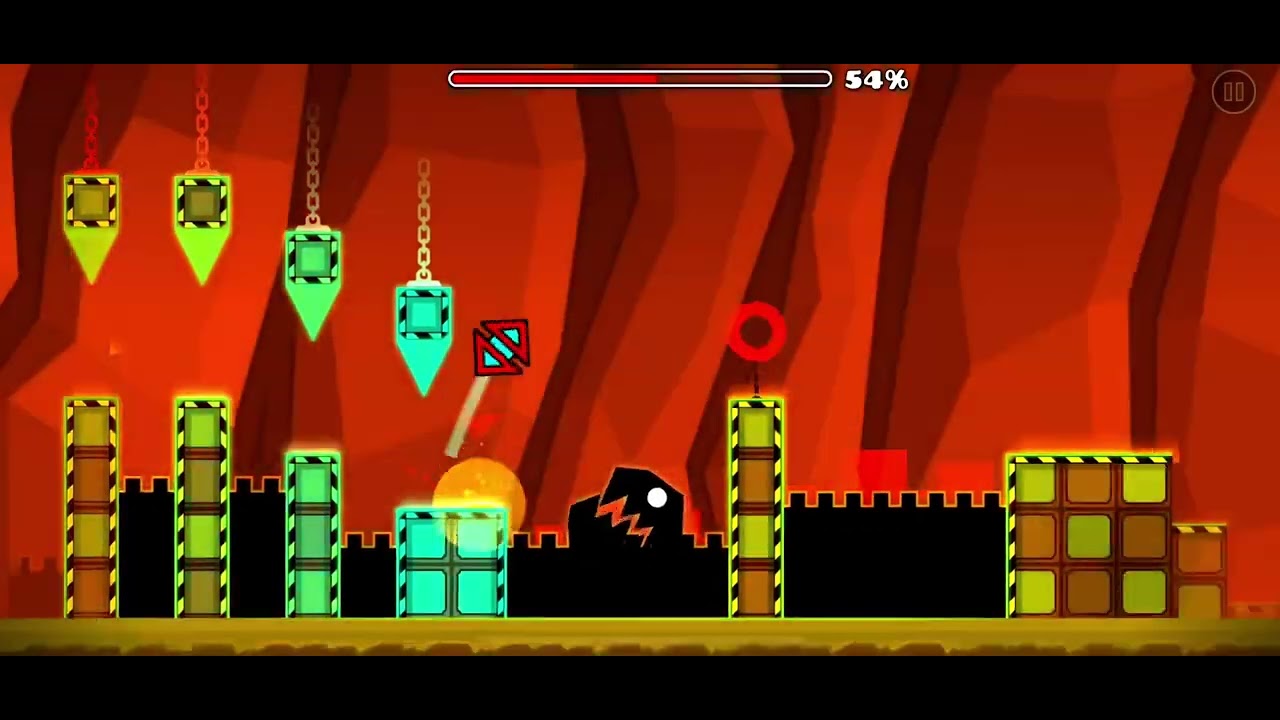 Geometry Dash second level - YouTube