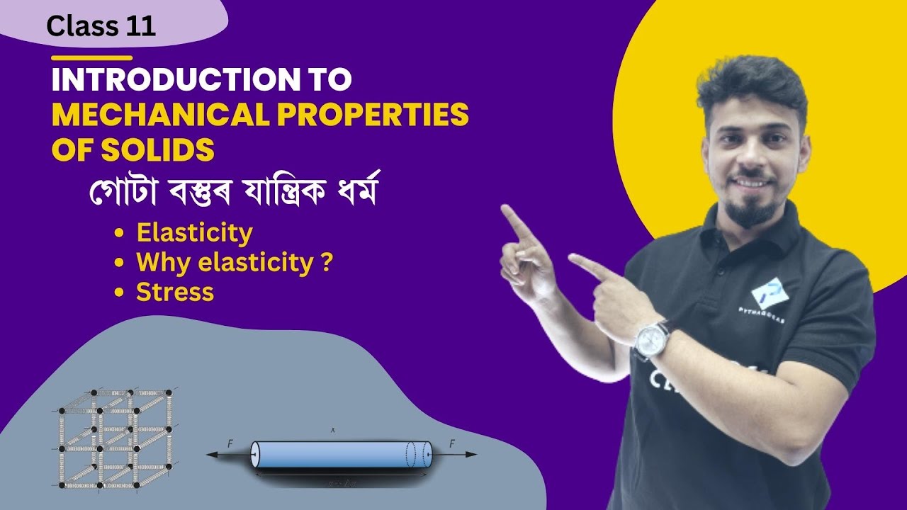 Mechanical Properties of Solids || Elasticity || Why elasticity ...