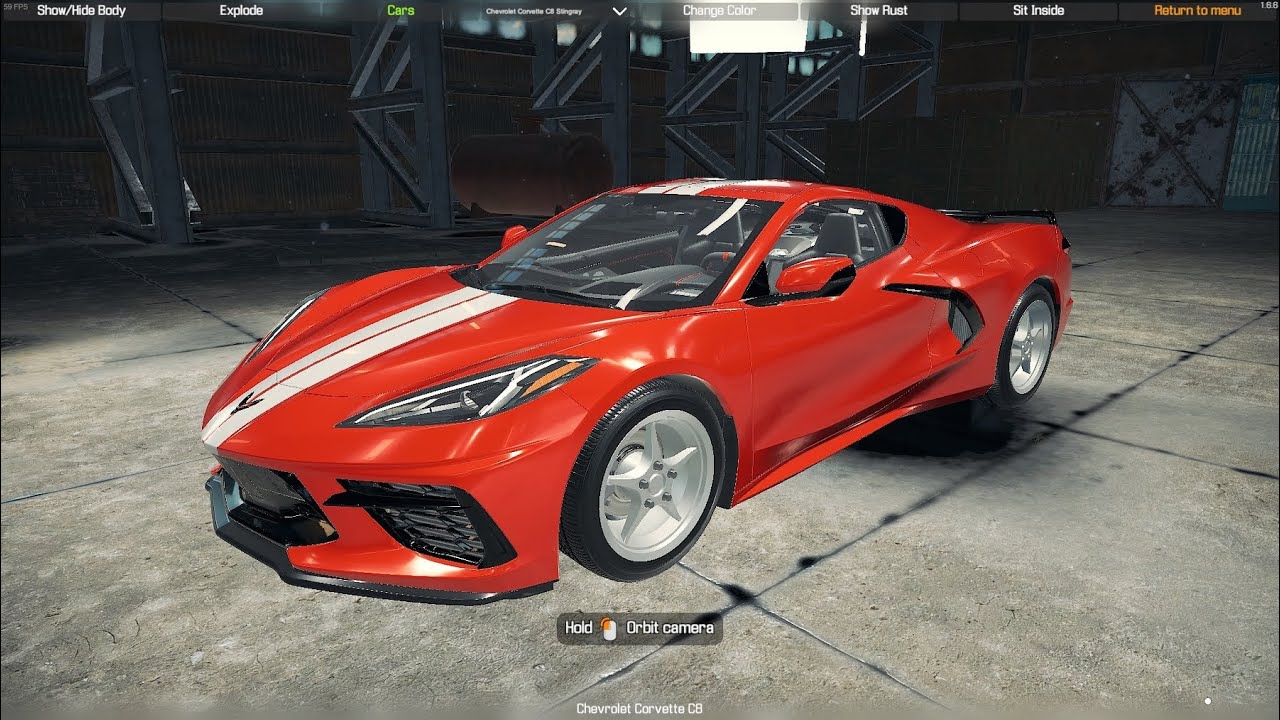 RESTAURO UN CORVETTE C8 DE LA BASURA!! / CAR MECHANIC SIMULATOR 2018 ...