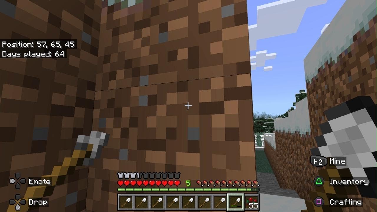 Minecraft terraforming progress - YouTube