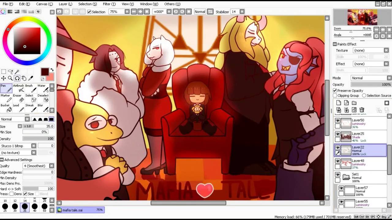 speedpaint mafia tale [mouse ] - YouTube