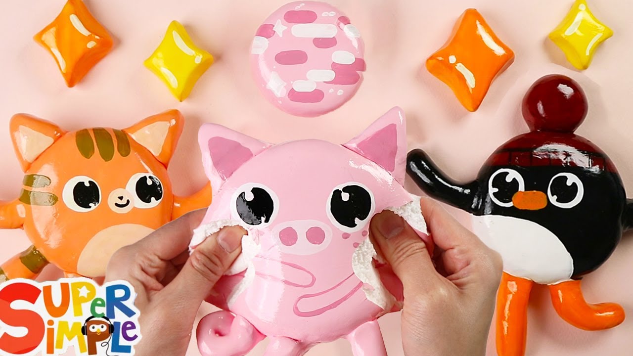 super simple songs clay cracking ASMR 13 #69 - YouTube
