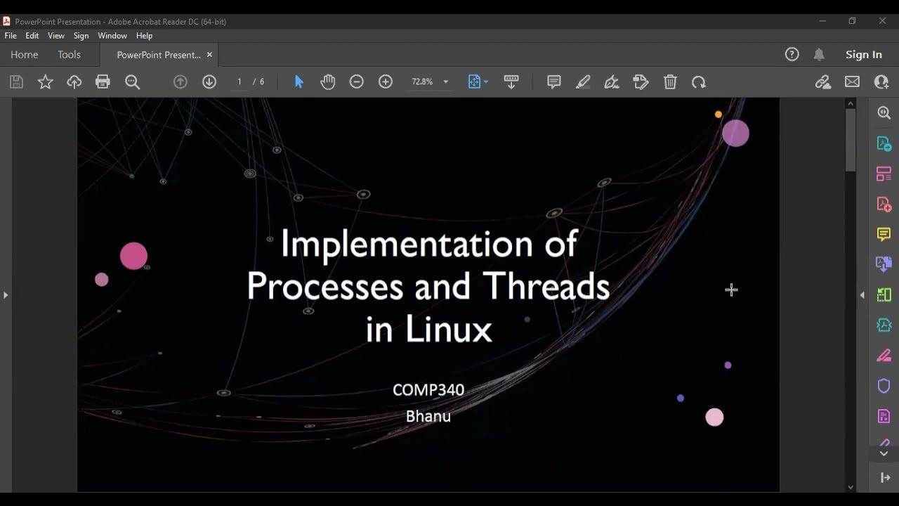 Implementation of Processes and Threads in Linux | COMP340 - YouTube