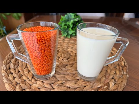 1 BARDAK MERCİMEK VE SÜT VARSA HEMEN BU ÇORBAYI DENEYİN❗️Terbiyeli Mercimek Çorbası - Çeşmi Nigar