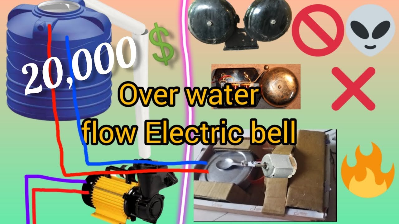 how to make water overflow bell for(water tank) - YouTube