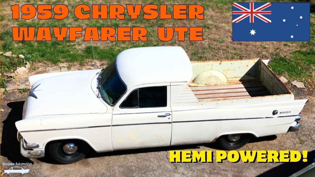 Australian 1959 Chrysler Wayfarer Coupe Utility! AP2 Ute Rare MoPar ...