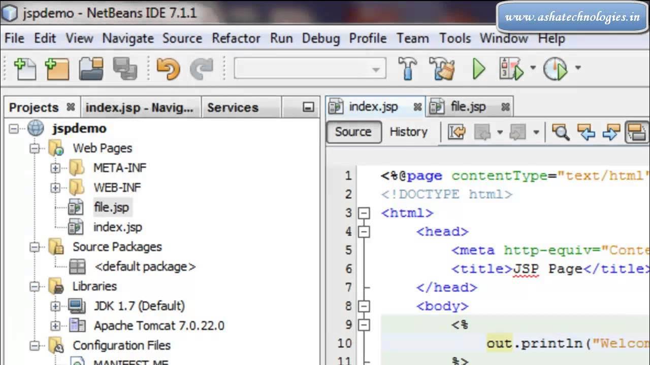 J2EE Tutorials for beginners 4 how to use jsp scriptlets in jsp pages - YouTube