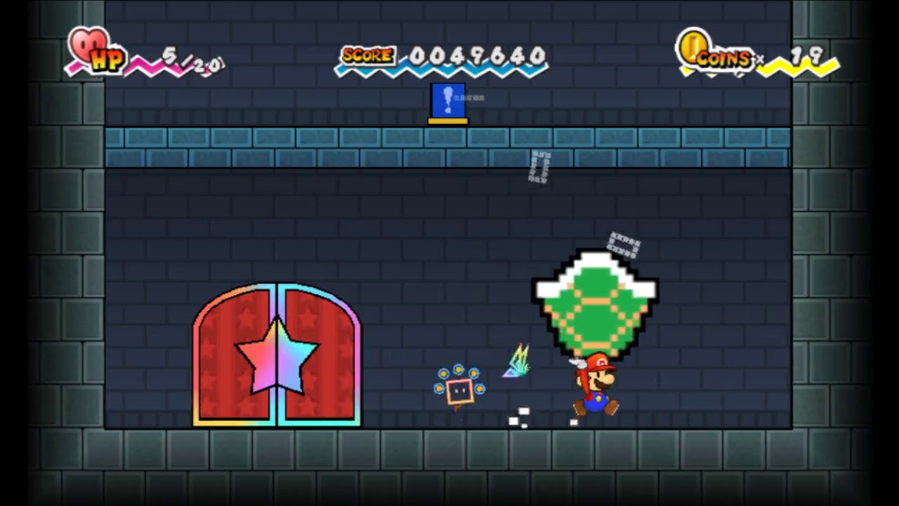 Super Paper Mario - Boomer skip with a shell shock - YouTube