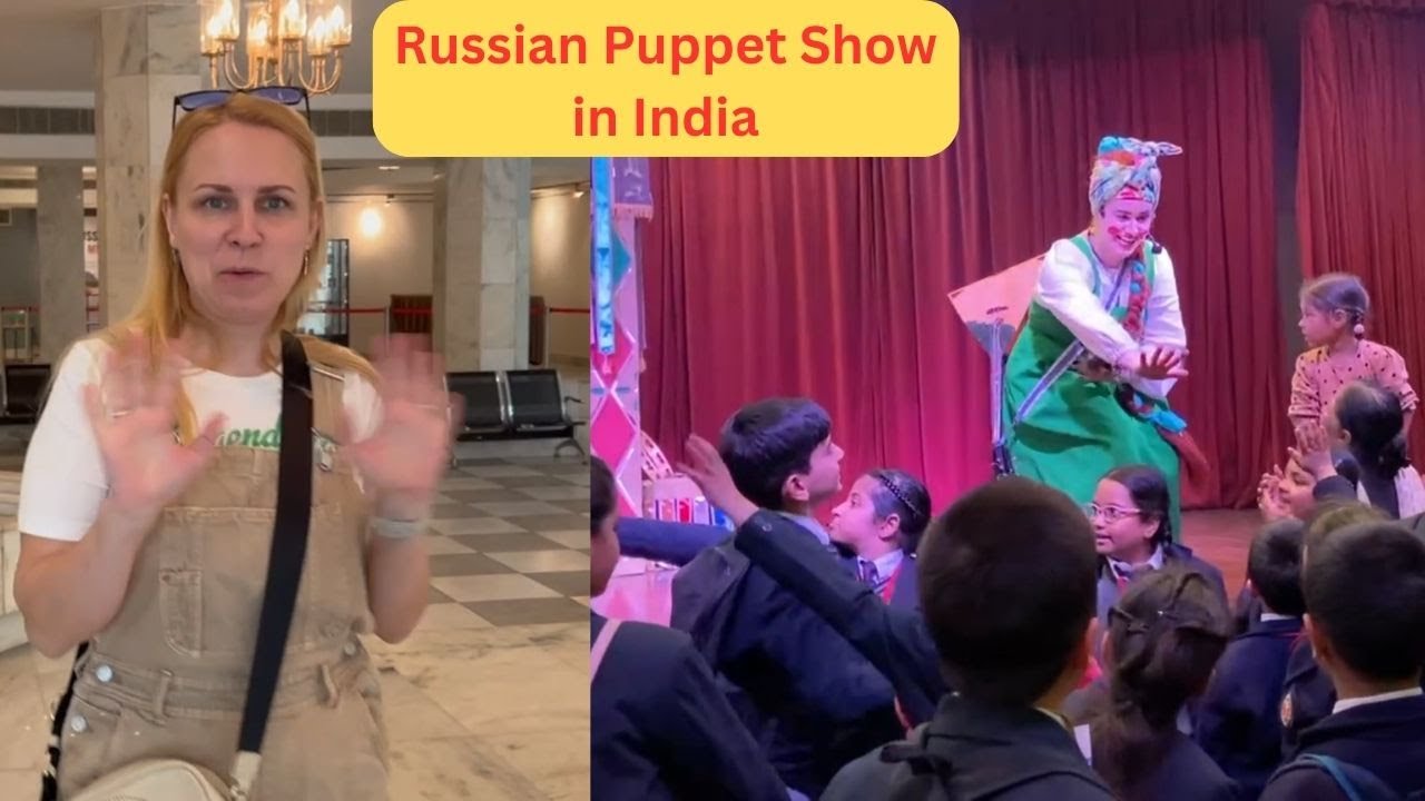 Russian Puppet Show in India - YouTube