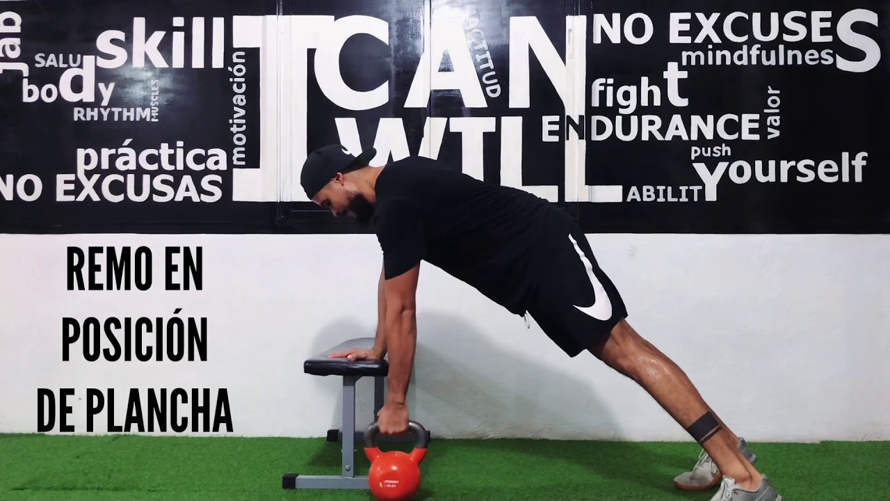 Remo en Posición de Plancha - YouTube