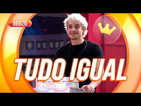 Juliano vence a PROVA DO LÍDER👑 |  BBB 26