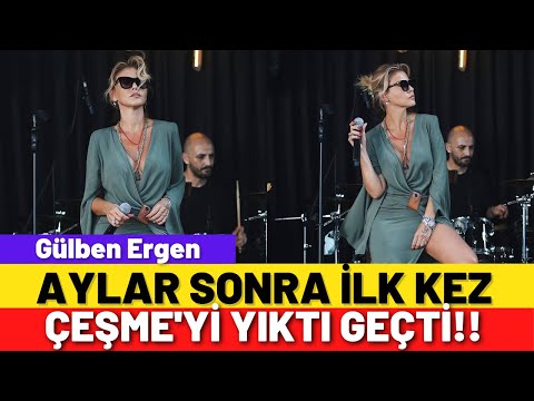 Gülben Ergen, Çeşme konseri ile büyüledi!!