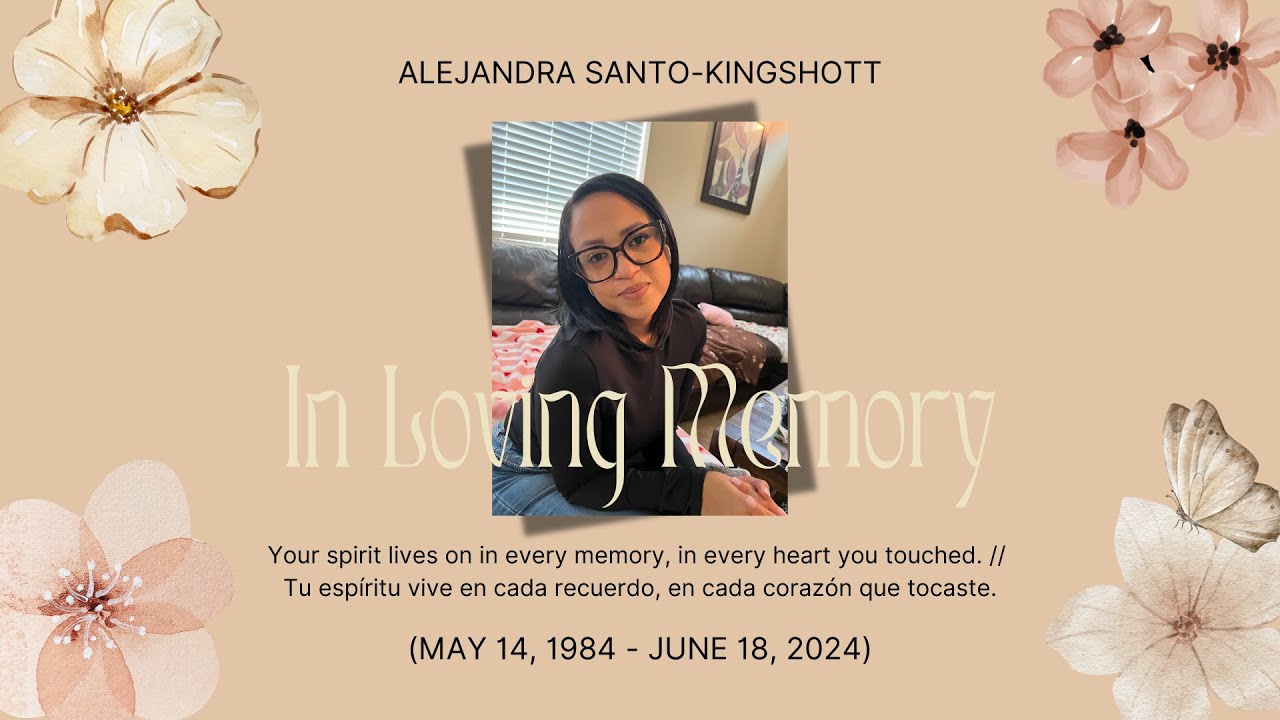 In Memoriam Alejandra Santo-Kingshott - YouTube