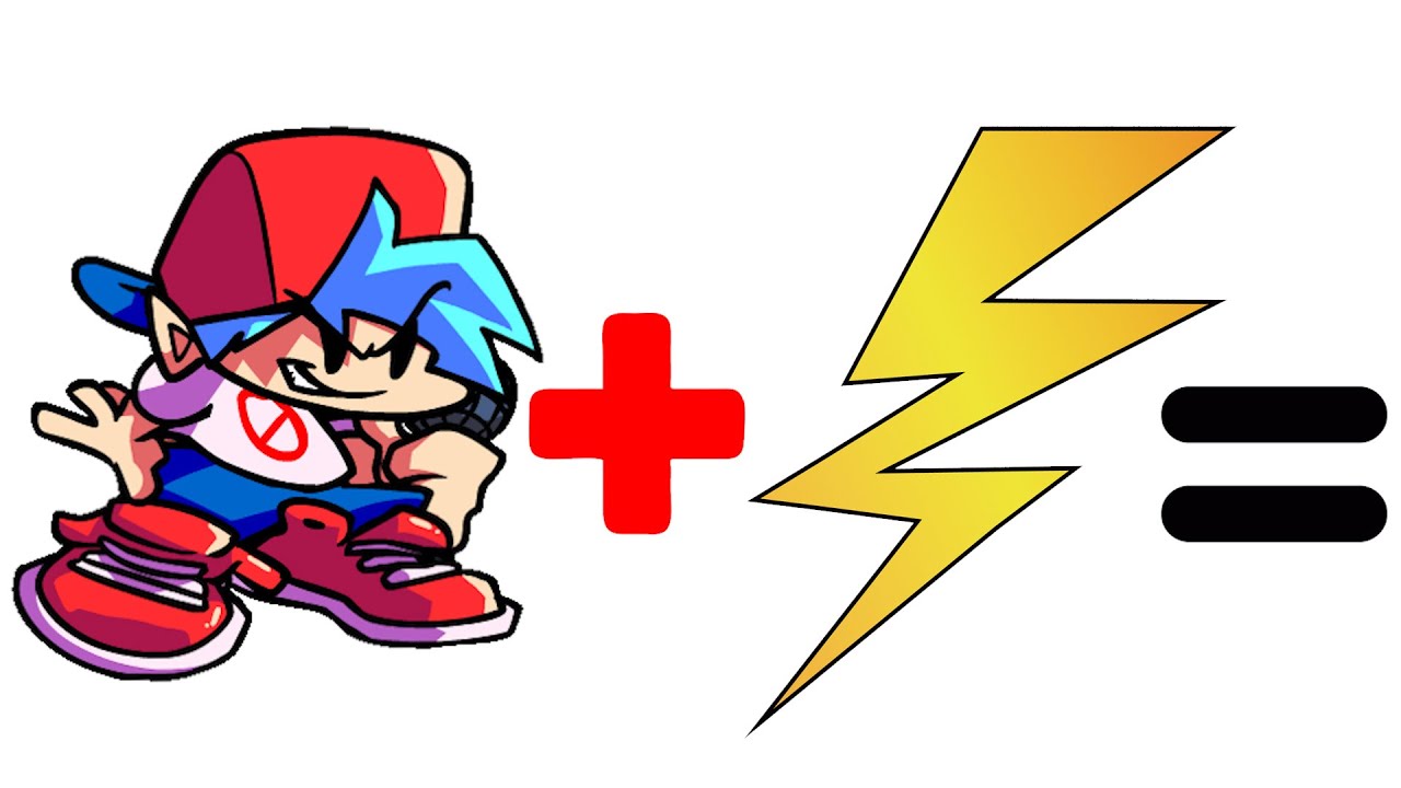 FNF BOYFRIEND + LIGHTNING = ??? - YouTube