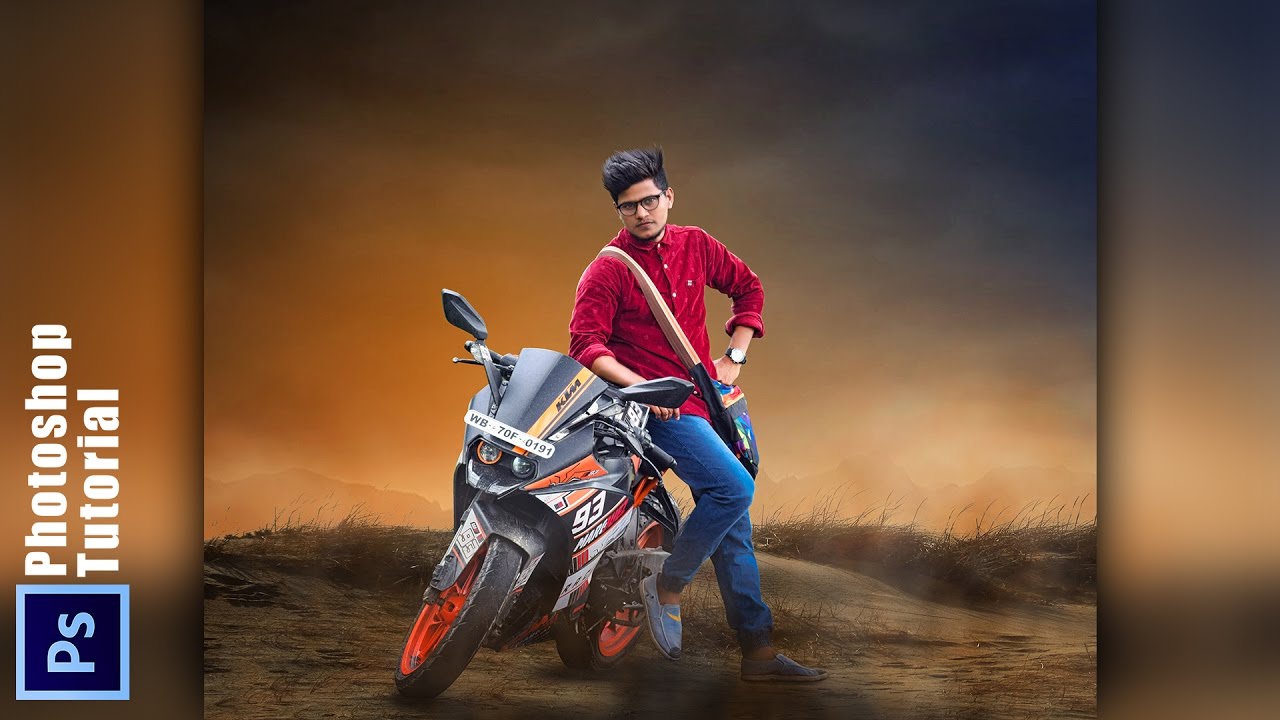 BIKE MANIPULATION | KTM LOVER PHOTOSHOP MANIPULATION TUTORIAL - YouTube