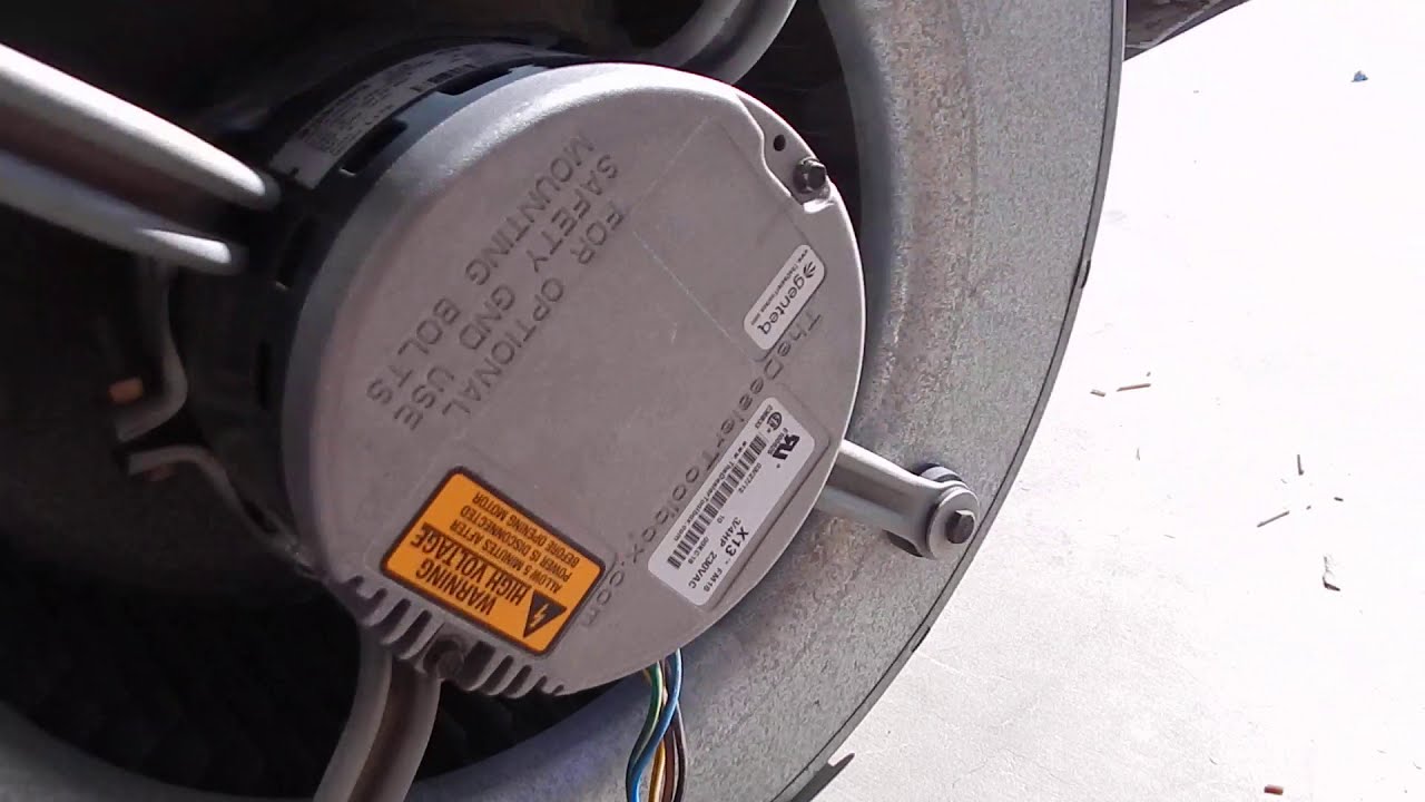 230 Volt Genteq X13 ECM Blower Motor On 120 Volts - YouTube