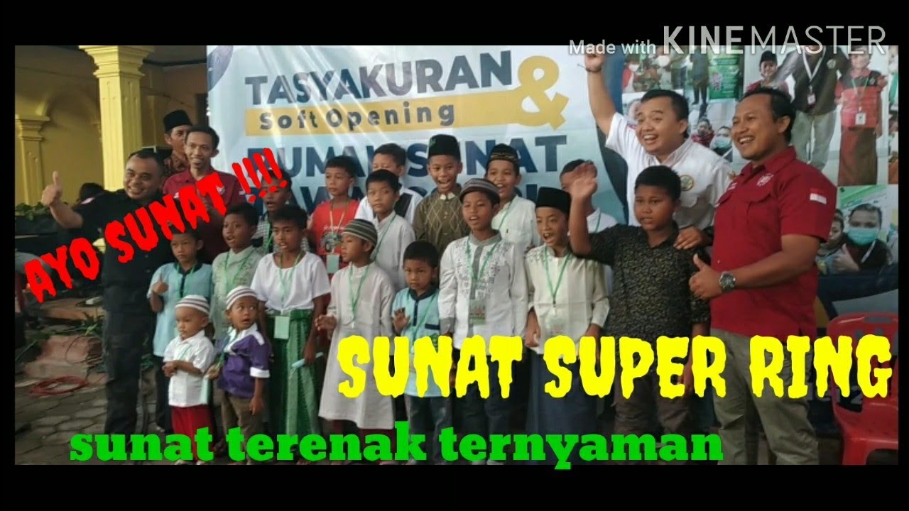 SUNAT SUPER RING MODERN HASIL ESTETIK ||TANPA JARUM SUNTIK #sunat # ...