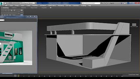 Tutorial on Modeling, Texturing & Lighting a 3D Exhibition Stall in 3dsmax using Vray - YouTube