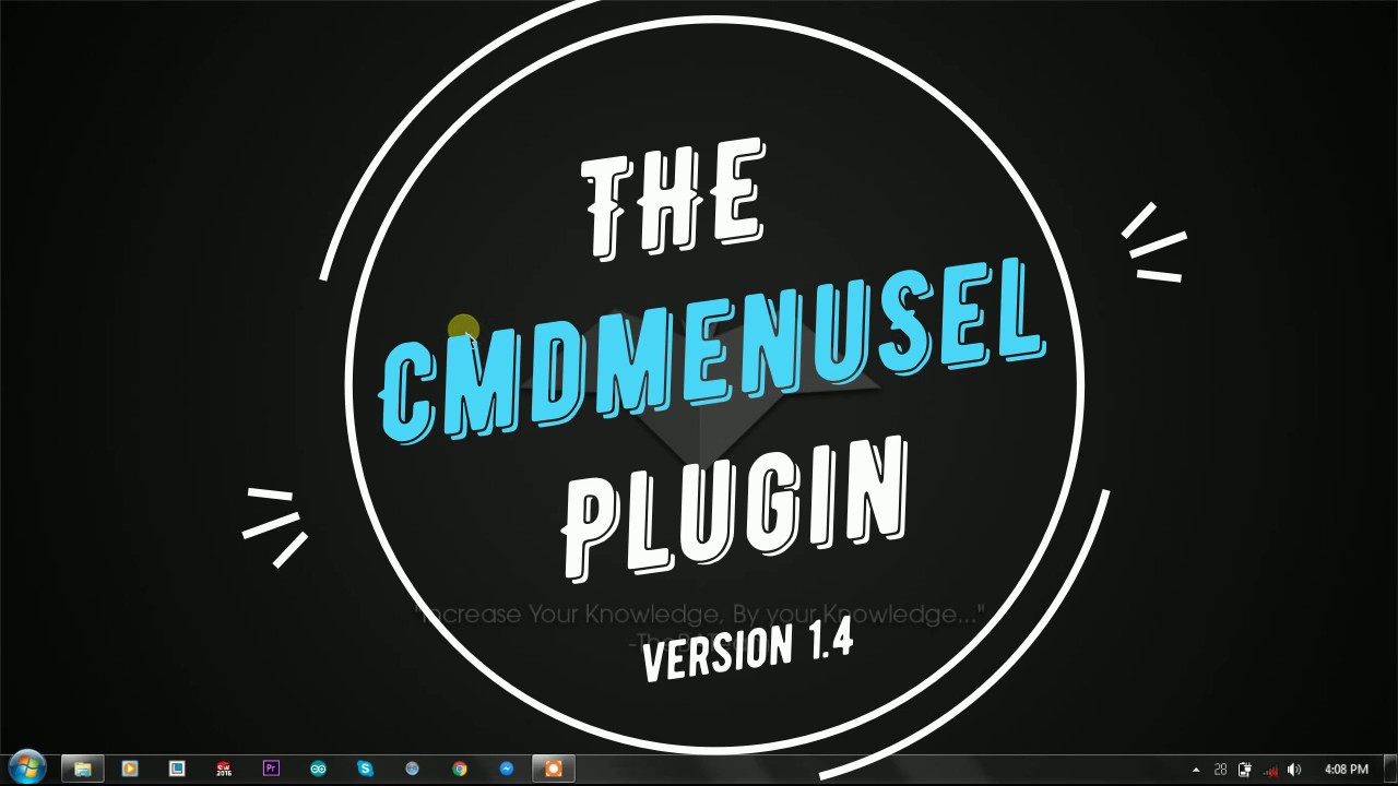 Create 'Advance Menu Options' On CMD Console - The CmdMenuSel Plugin ...