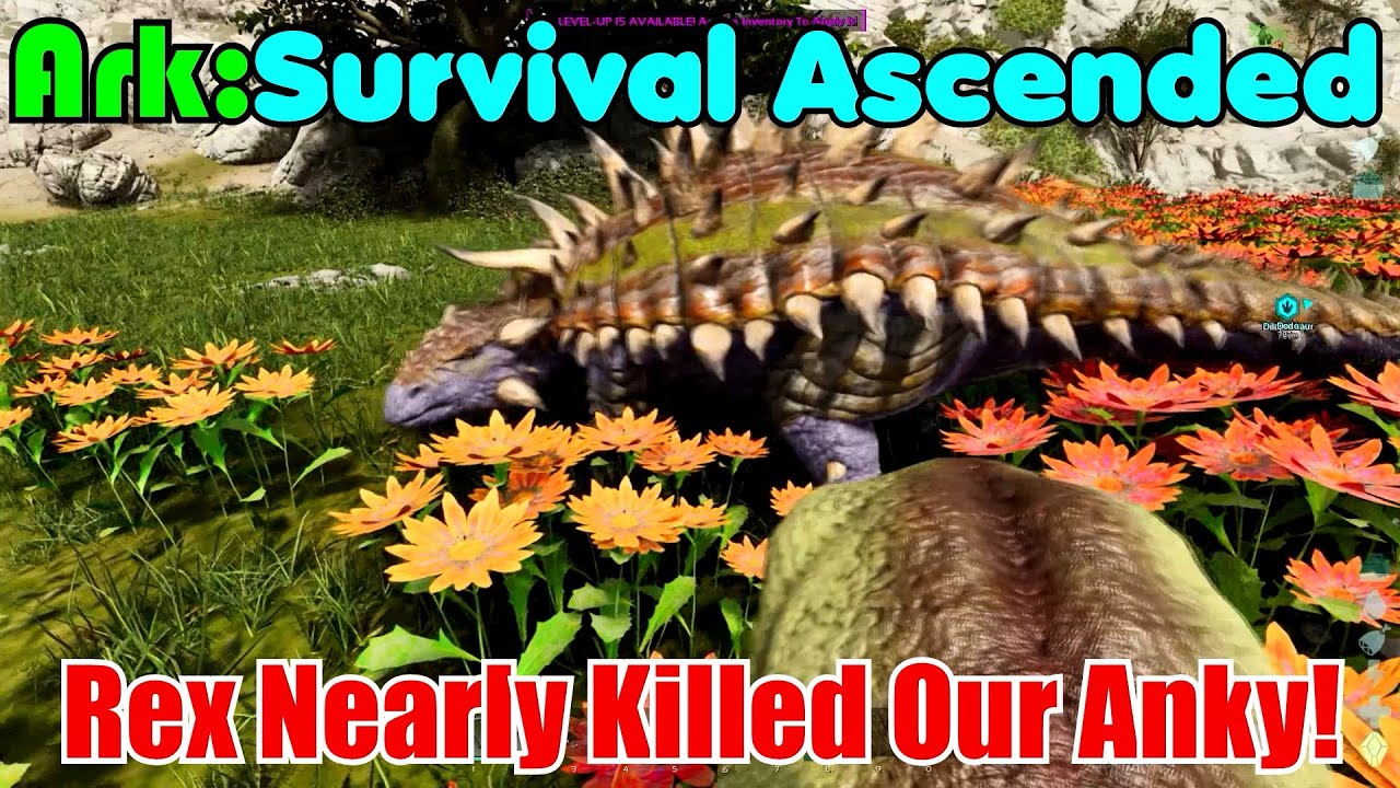 Rex Nearly Killed Our Anky! Ark: Survival Ascended: Official Astraeos ...
