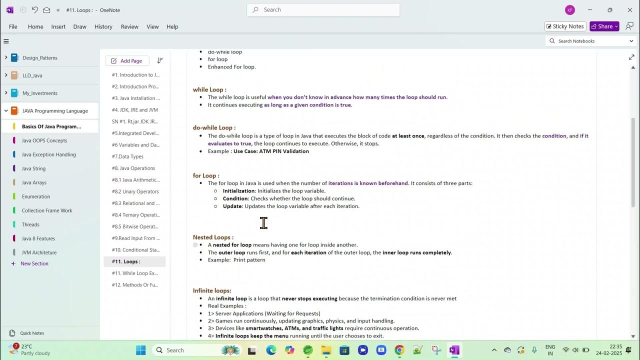 #11.3 Nested Loops, Infinite Loops & Loop Control Statements in Java! - YouTube