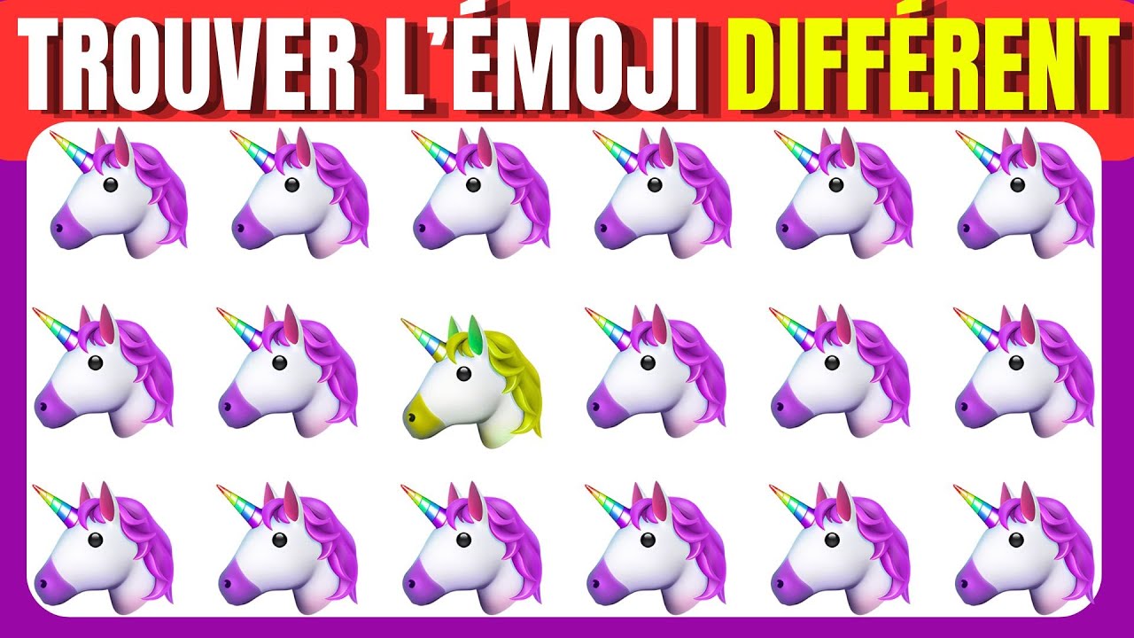 Quelle est la netteté de votre vue ? #114 | Défi emoji | Trouvez la ...