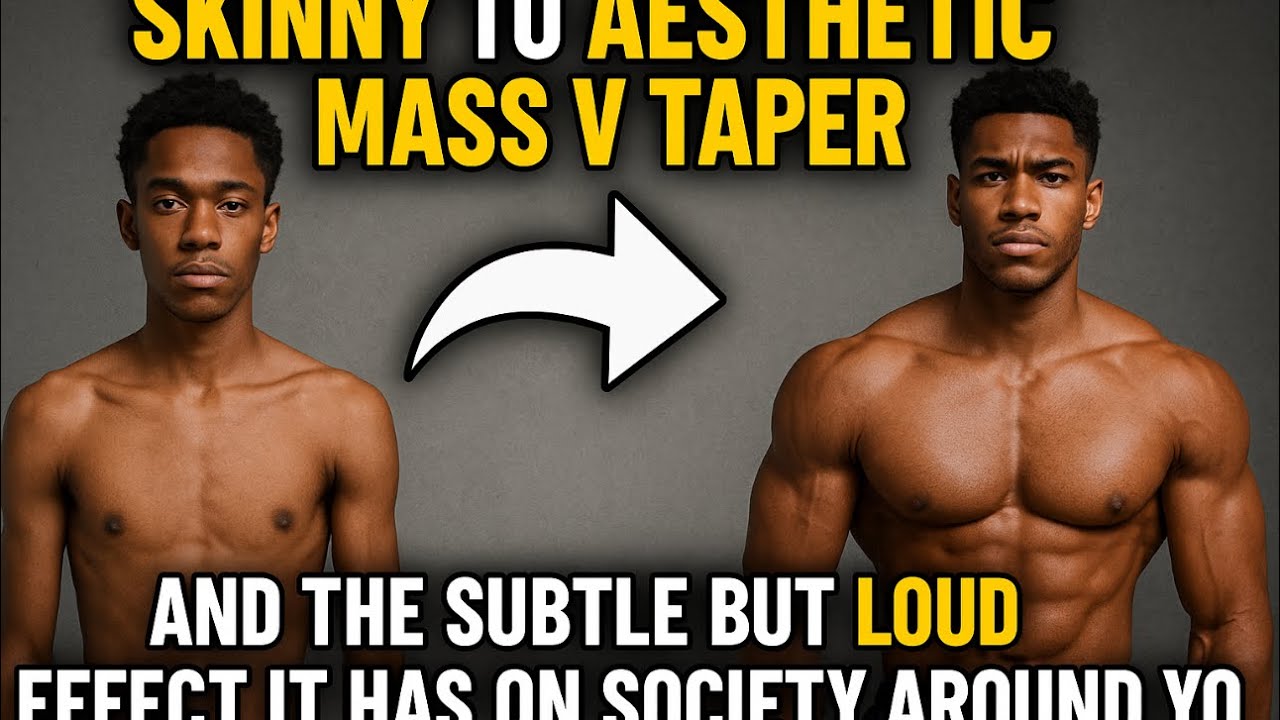Skinny To Dense V Taper Aesthetic Muscle Mass (The Subtle yet LOUD ...