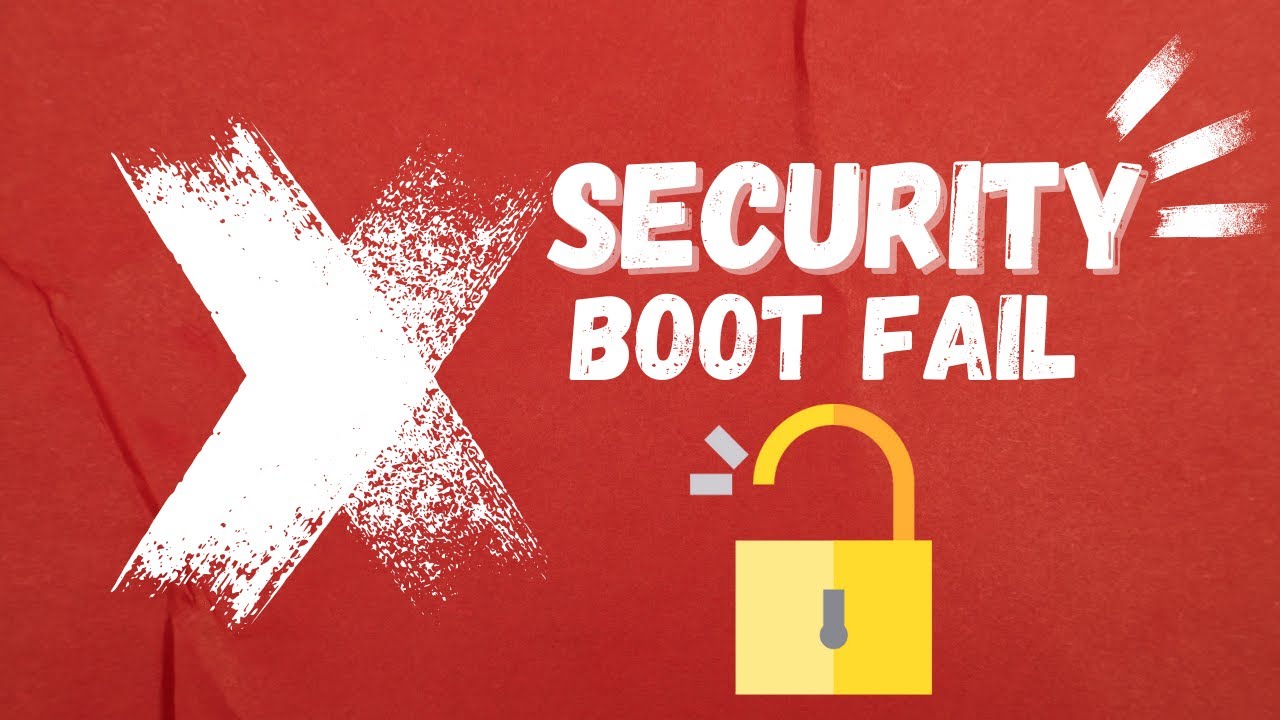Como Desativar Security Boot Fail Para Formatar Computadores e ...