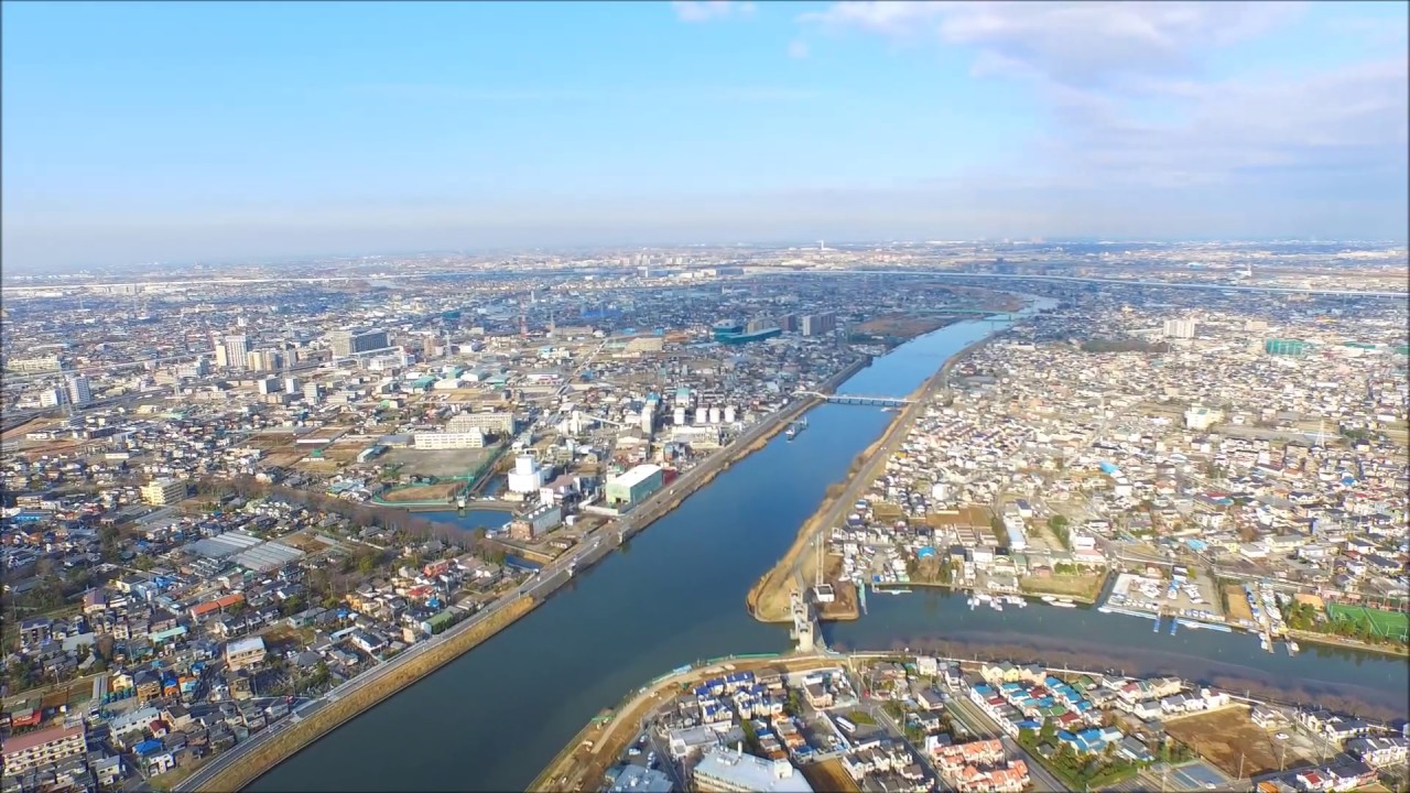 DJI inspire1 The, Adachi-ku & Katsushika - YouTube