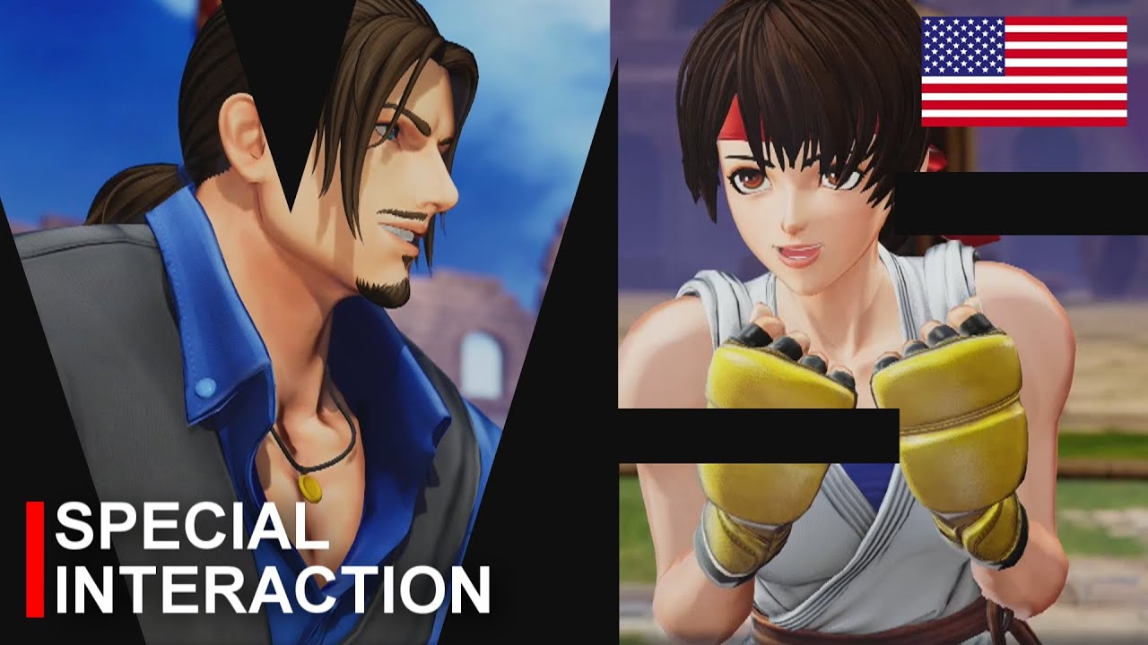 【KOF XV】ROBERT vs YURI Story Special Interaction English Mod - YouTube